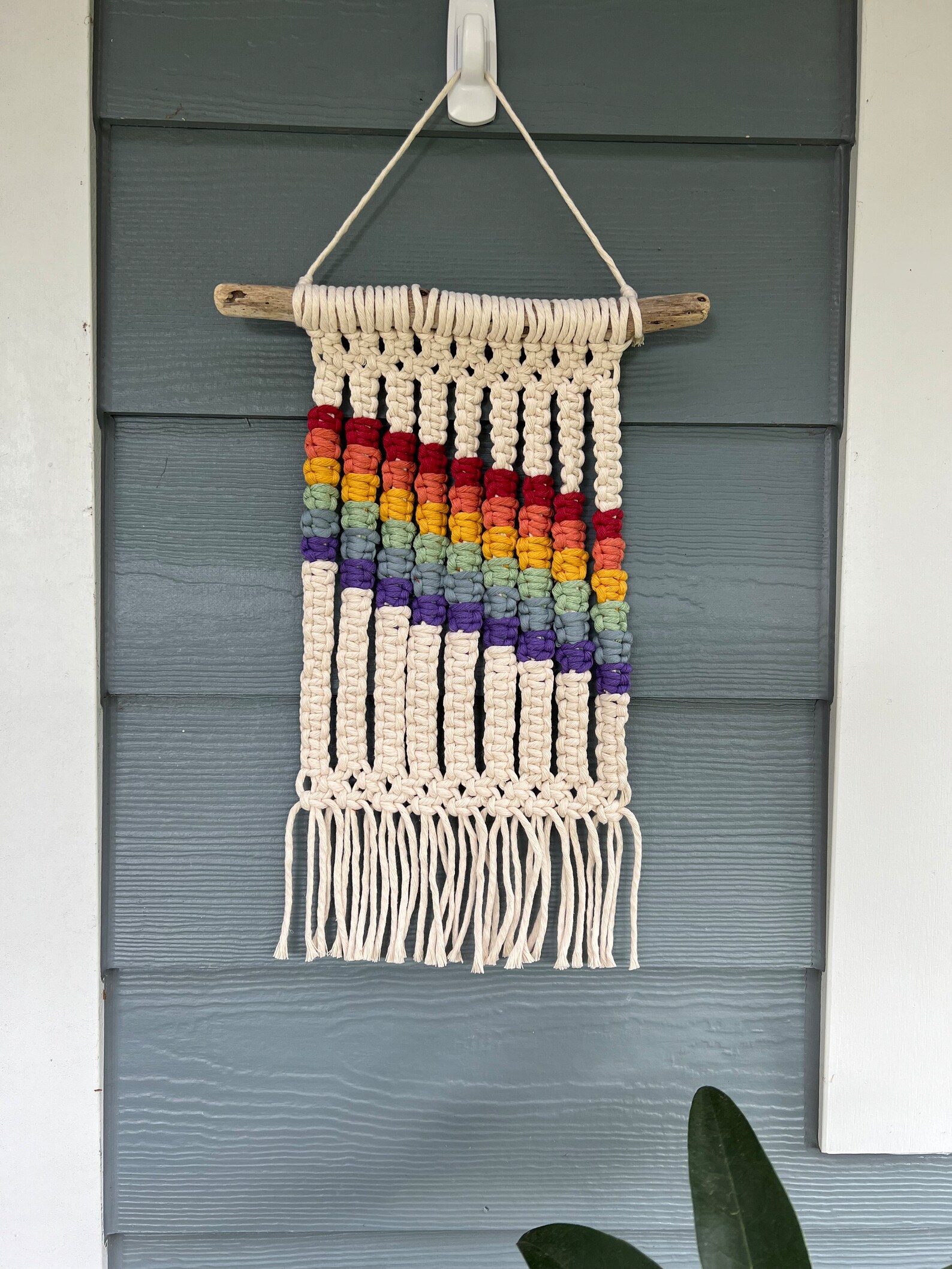 Macrame Rainbow Wall Hanging - Etsy