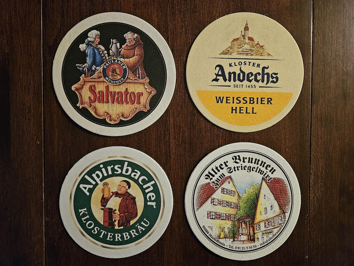 20 Classic and Authentic German Beer Coasters - Etsy