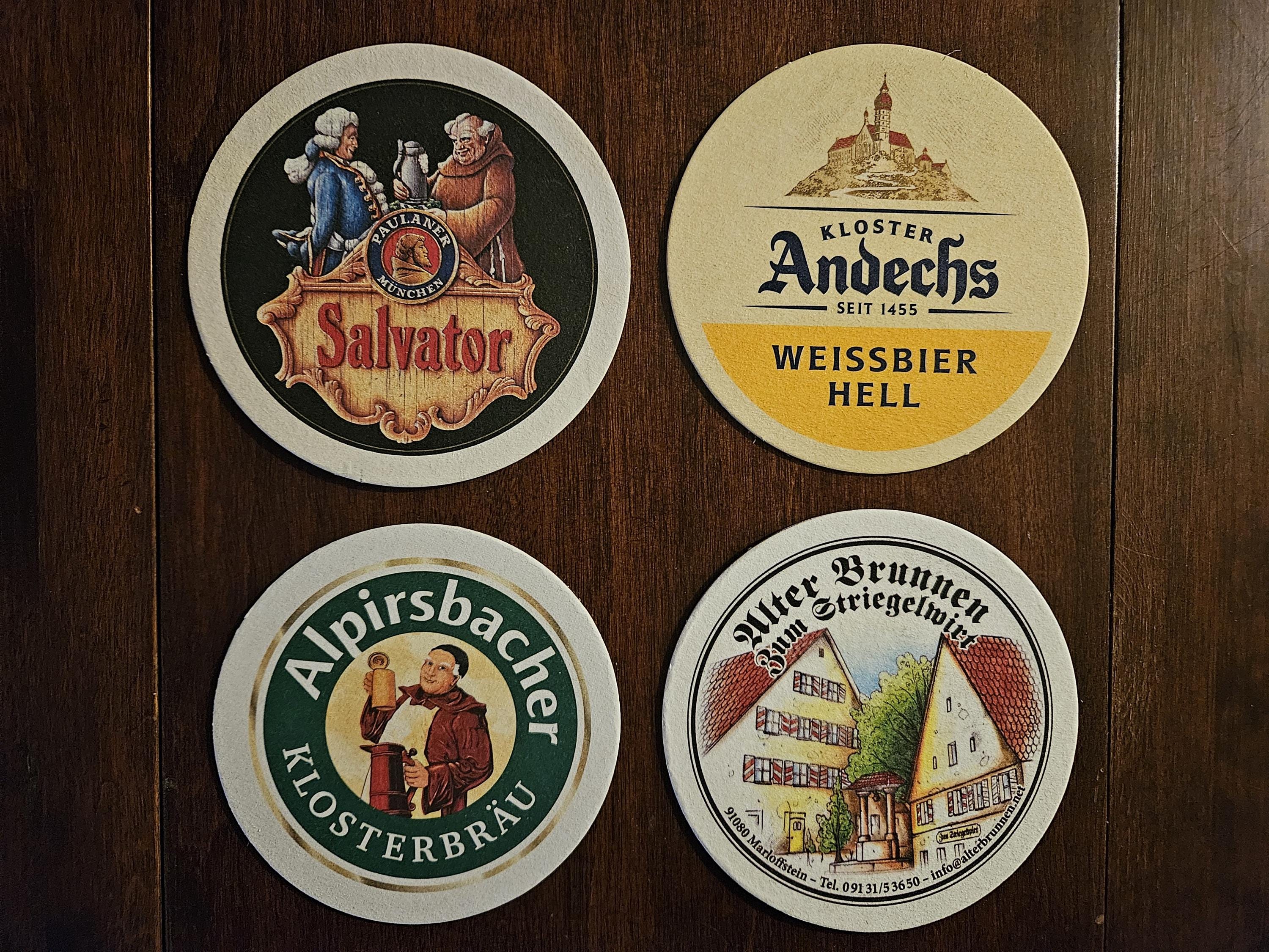 20 Classic and Authentic German Beer Coasters - Etsy