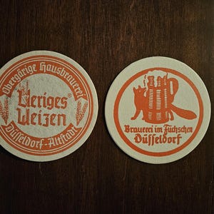 20 Classic and Authentic German Beer Coasters - Etsy