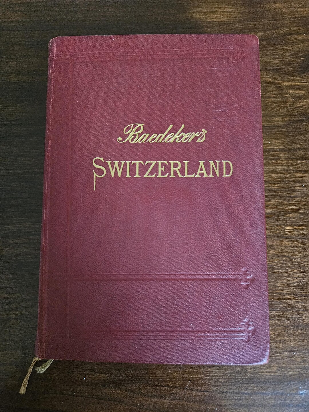 Baedeker’s 1928 Switzerland, Together With Chamonix and the Italian ...