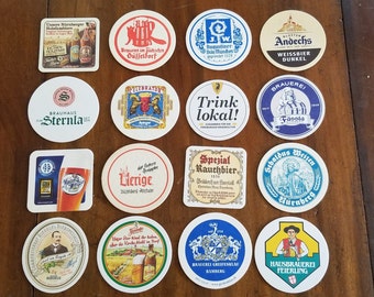 German Beer Coasters | Etsy