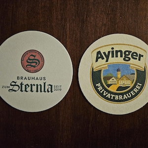 20 Classic and Authentic German Beer Coasters - Etsy