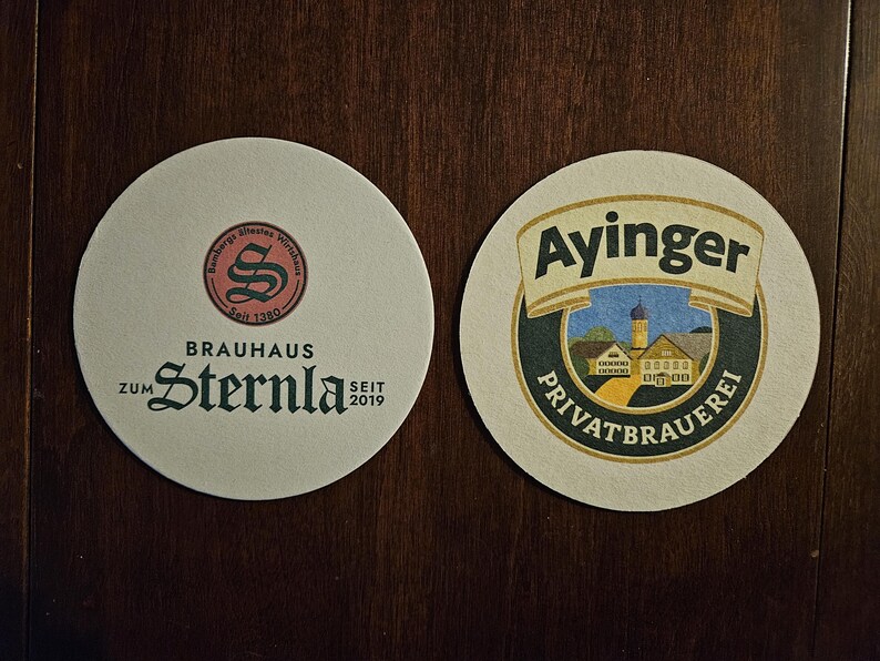 20 Classic and Authentic German Beer Coasters - Etsy