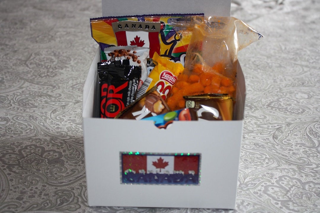 Canada in a Box Canadian Treat Box Canadian Treats Canadian - Etsy Canada