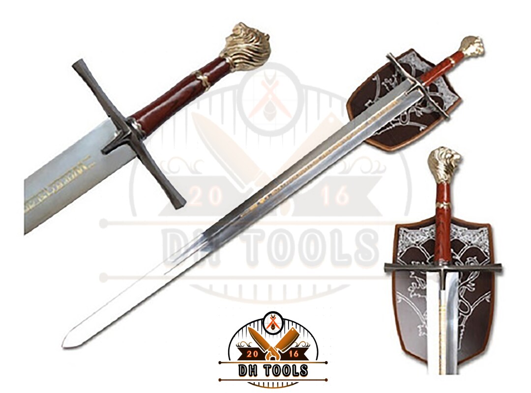 Chronicles of Narnia Prince Sword Replica Gold Edition, Hand Forged ...
