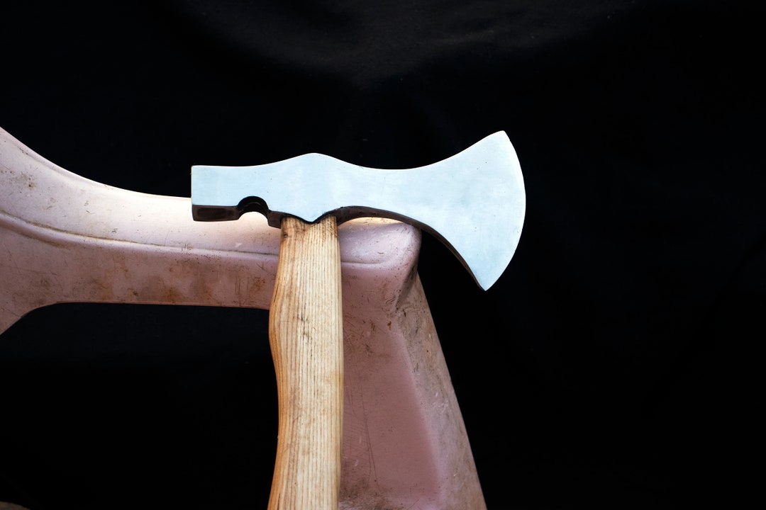 DH Tool-001 Hand Forged 5160 High Carbon Steel Axe With Rose Wood ...