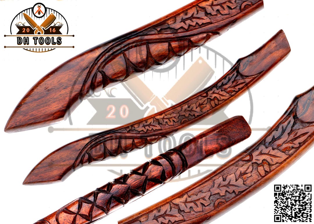 Hand Carved Viking Axe Handle Blank: Natural Wood, DIY Camping Axe - Etsy