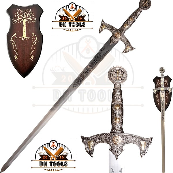 Knights Templar Medieval Sword - Etsy