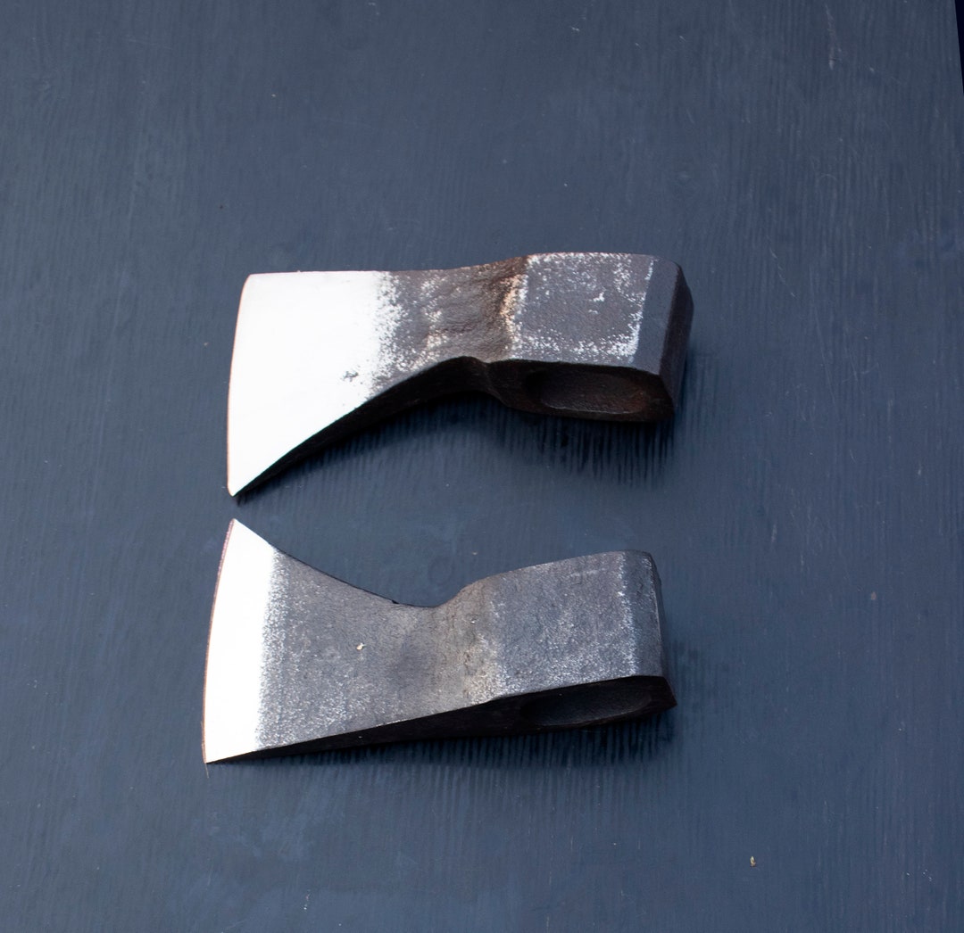 Hand Forged Bearded Axe Set: Viking Throwing Tomahawk, 5160 Steel - Etsy