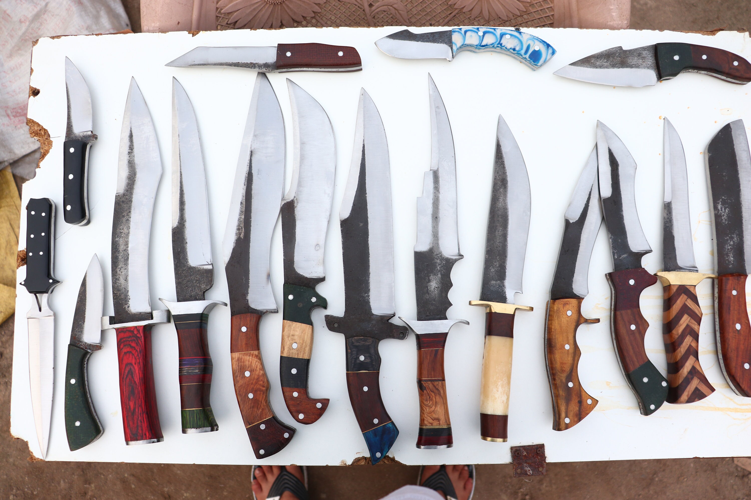 Hand Forged Chef's Knives Set- Chef Knife Set- Handmade Knives - High ...