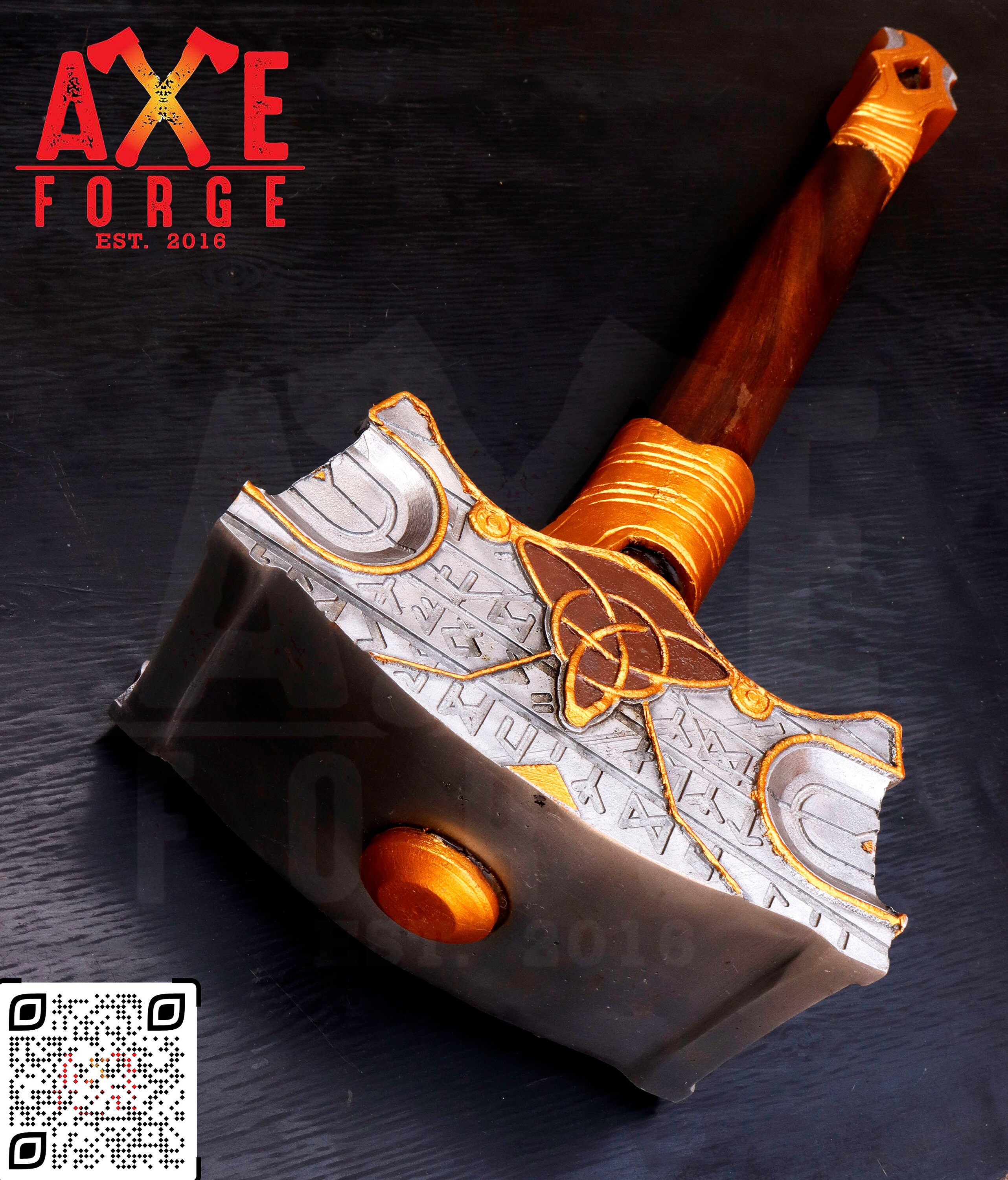 Thor Hammer Replica: God of War Mjolnir, 16 Inch Thunder Hammer - Etsy