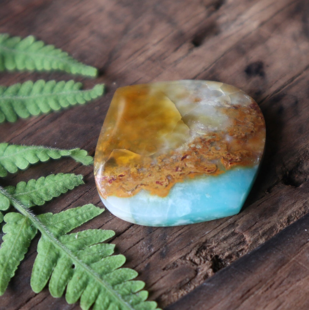 Blue Opal Petrified Woodmohs Scales of Mineral Hardnessagate - Etsy