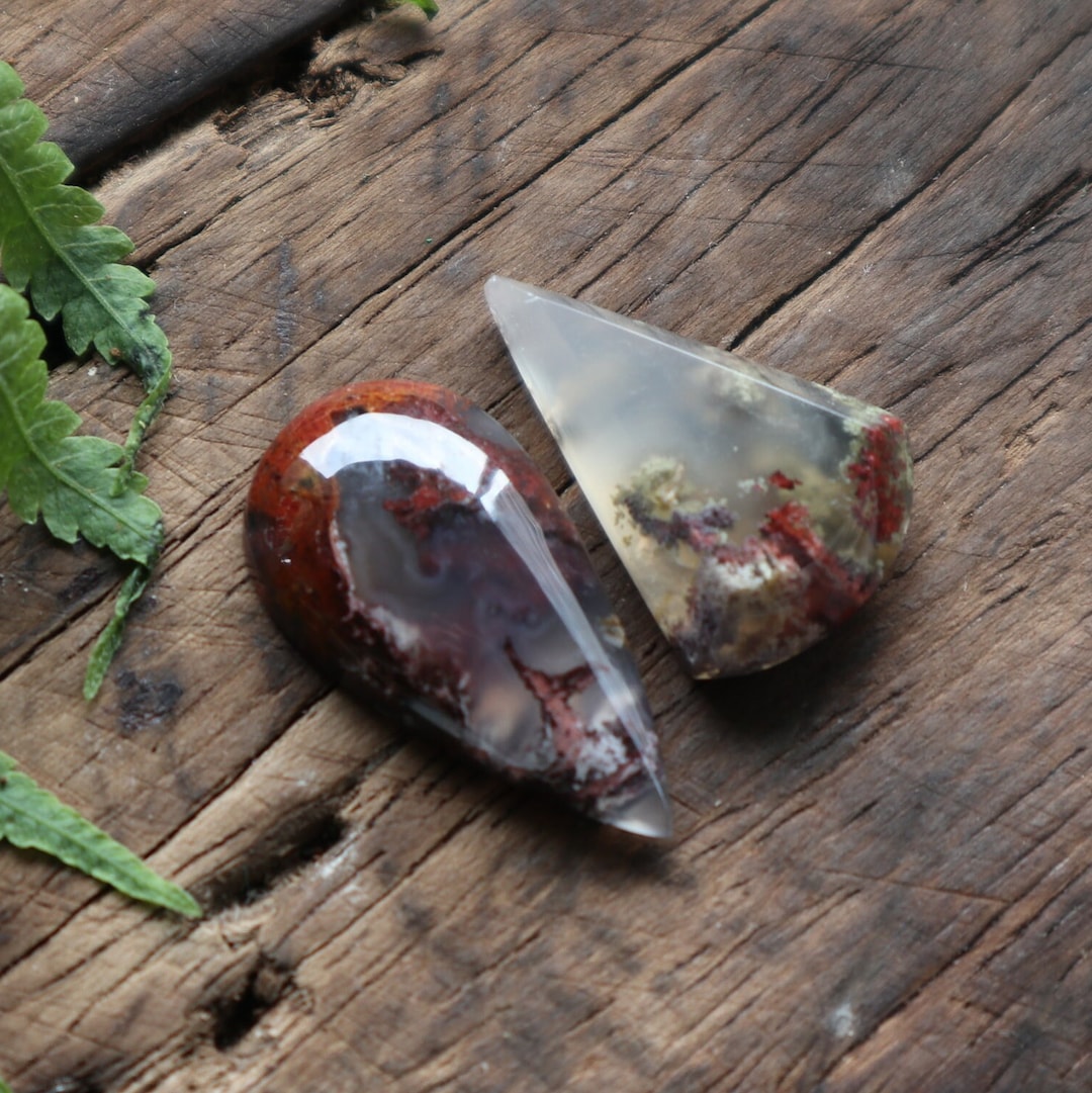 Moss Agate Cabochons ,mohs Scales of Mineral Hardness,agate Gemstone ...