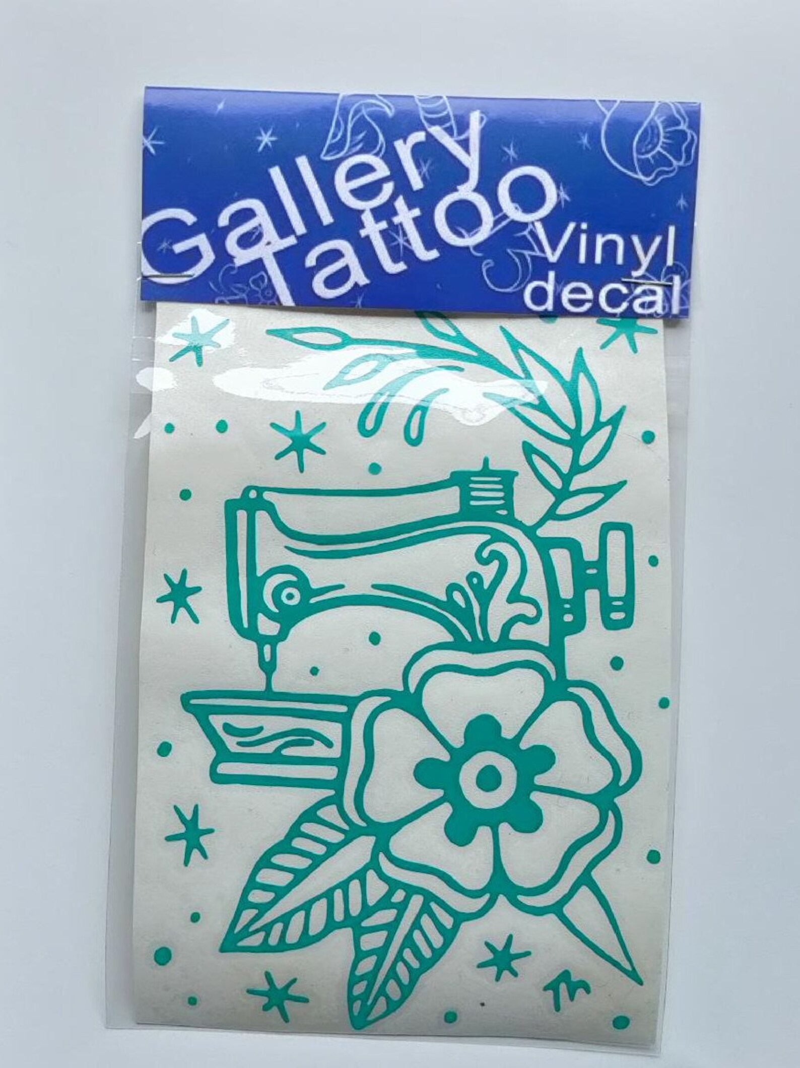 Traditional Tattoo Sewing Machine Decal Sticker - Etsy