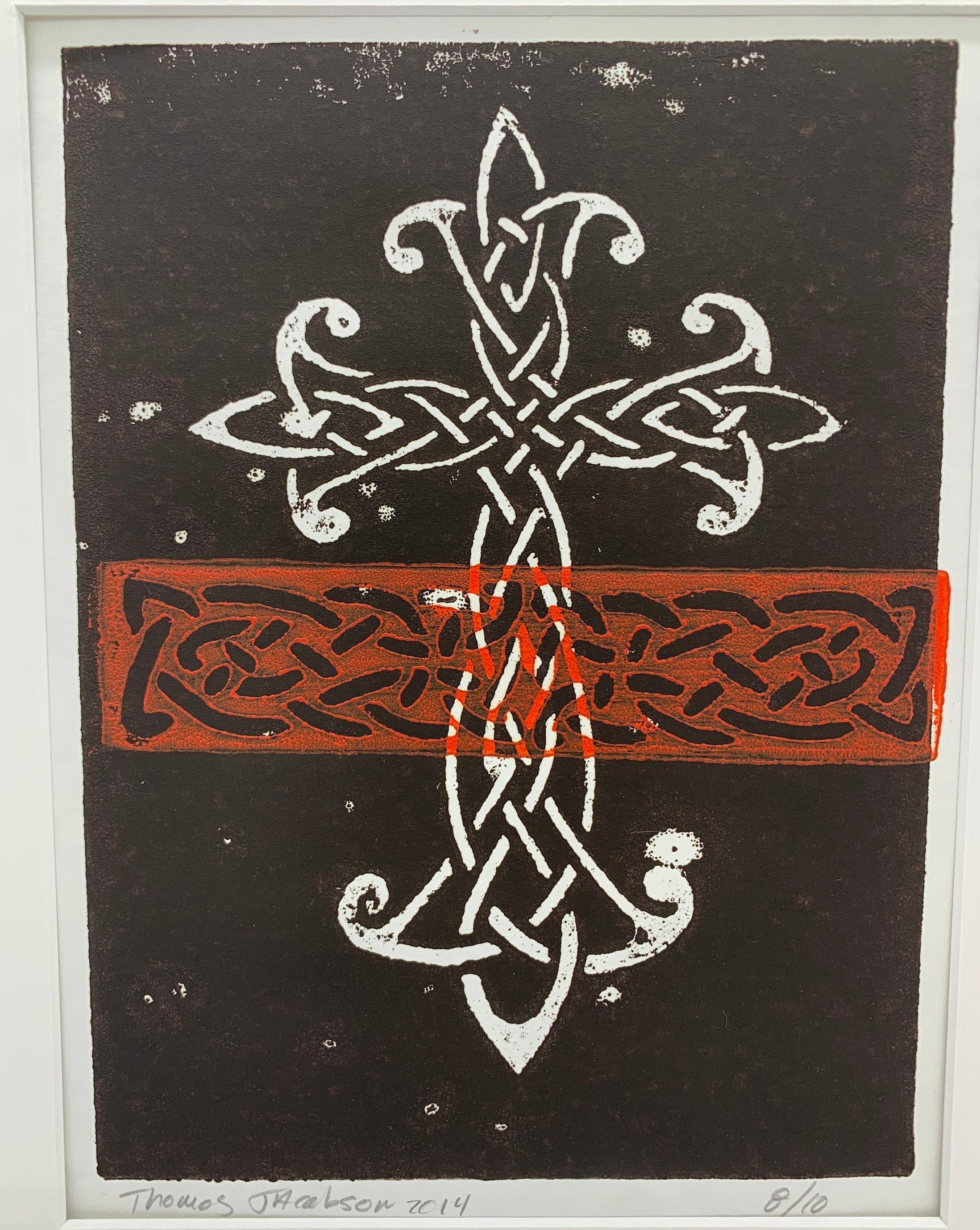 Celtic Cross Block Print - Etsy