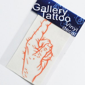 Creep Hand Vinyl Decal - Etsy