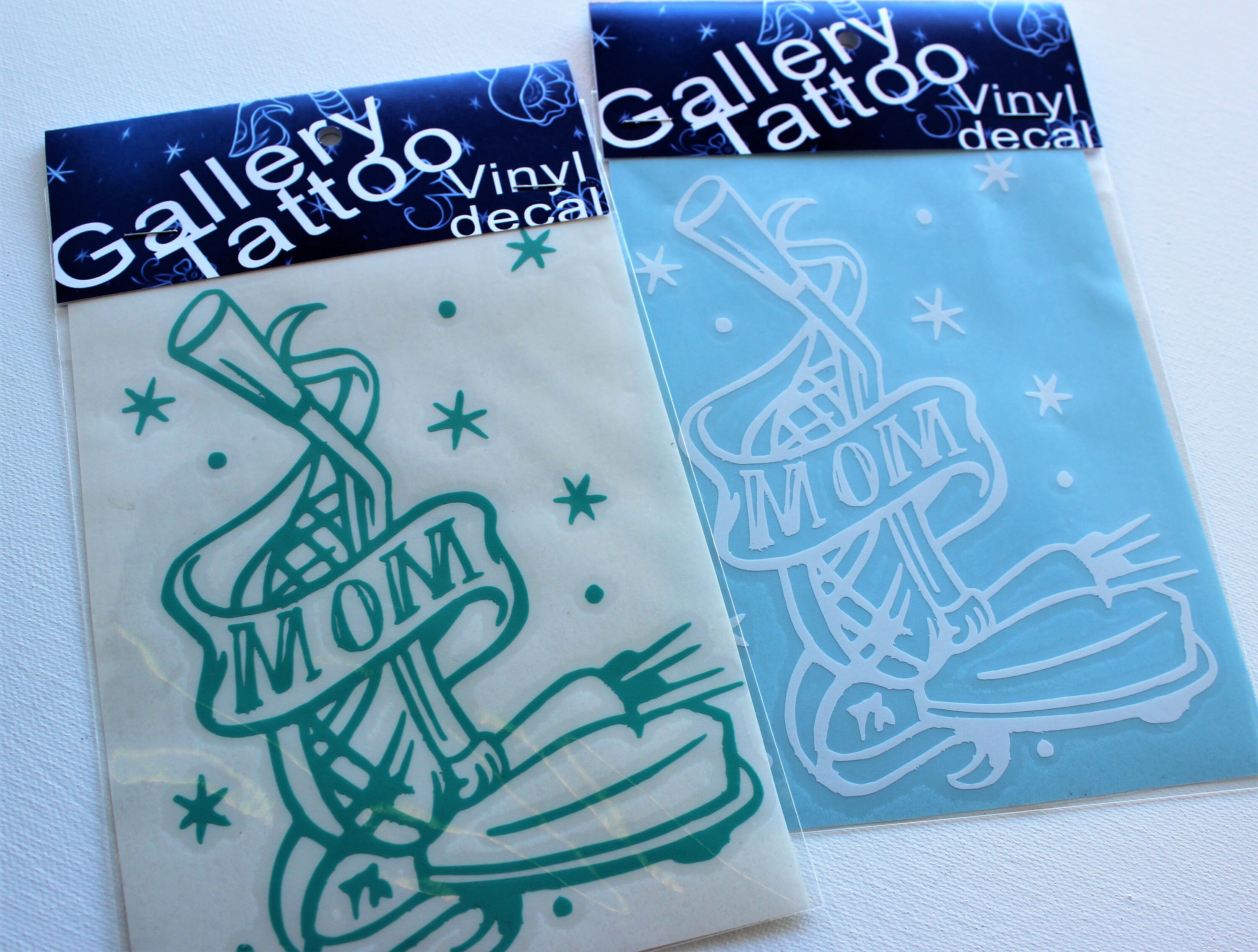 Mom Vinyl Decal 7x5 Vinyl Decal Tattoo Art Vinyl Decal | Etsy