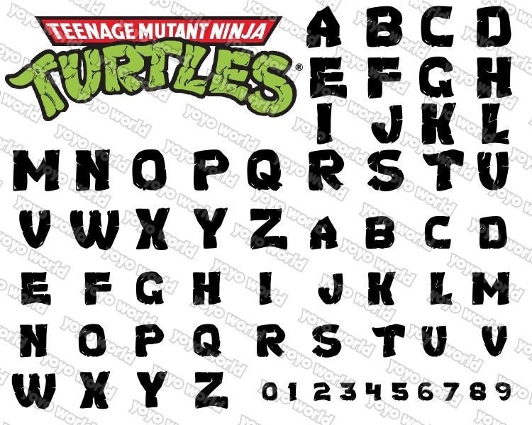 Ninja Font Cutters - Etsy