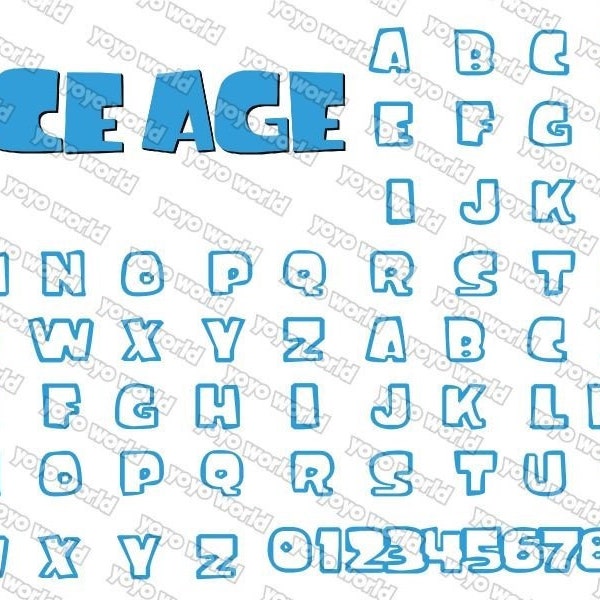 Ice Age Svg - Etsy