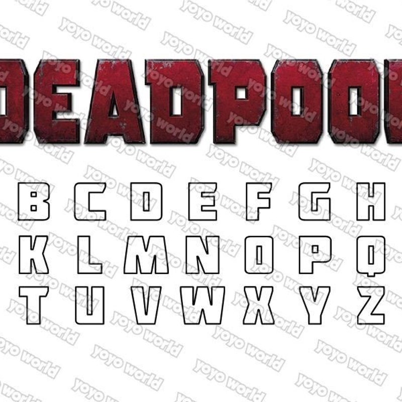 Deadpool Svg - Etsy
