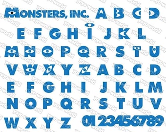 Monsters University Greek Alphabet
