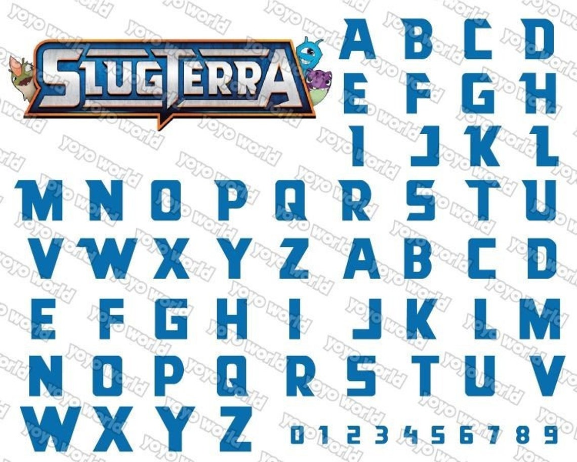 Slugterra Font, Slugterra Svg, Slugterra Font Svg, Slugterra Font ...
