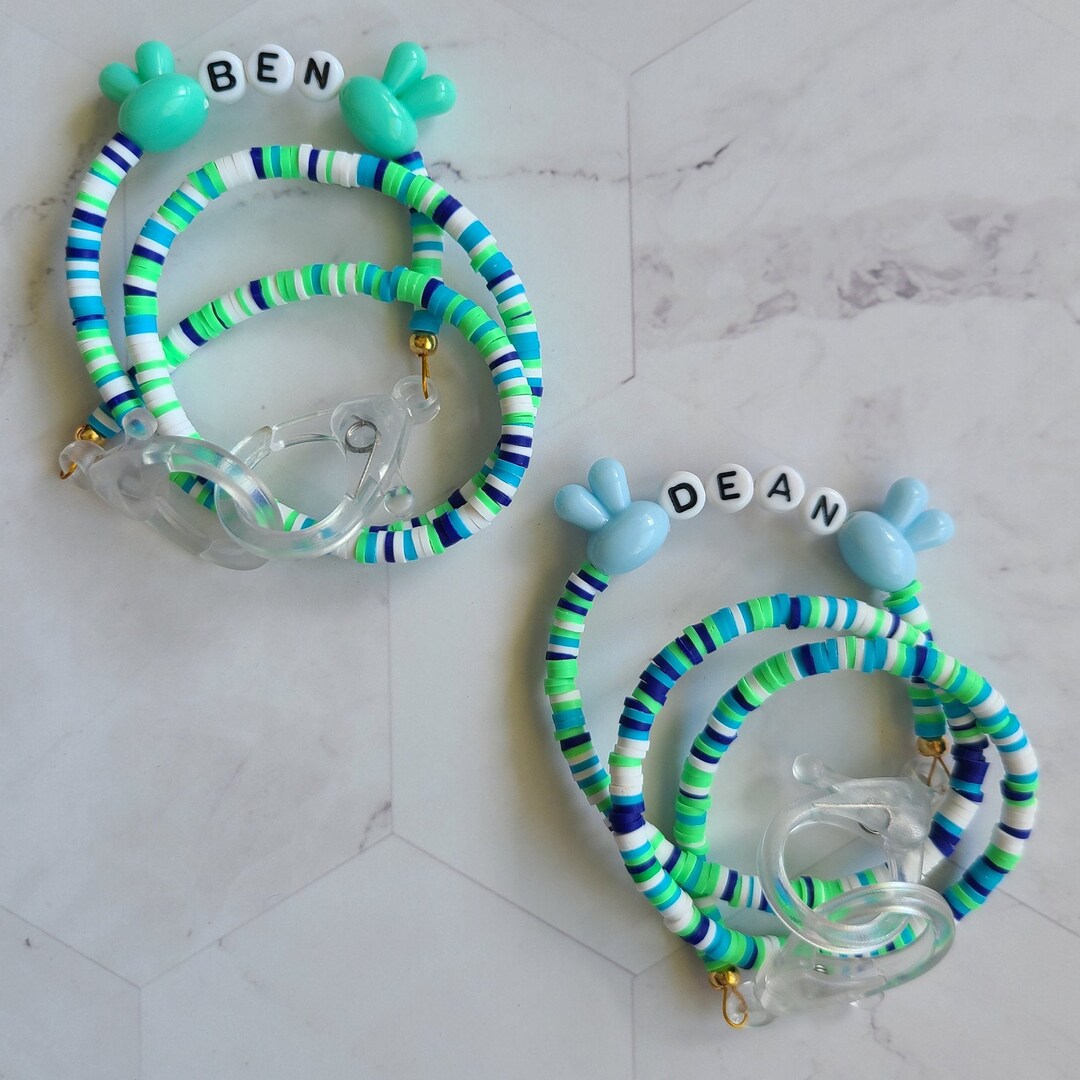 SPRING BUNNY CHAIN in Blues and Greens for Sunglasses Eye - Etsy UK