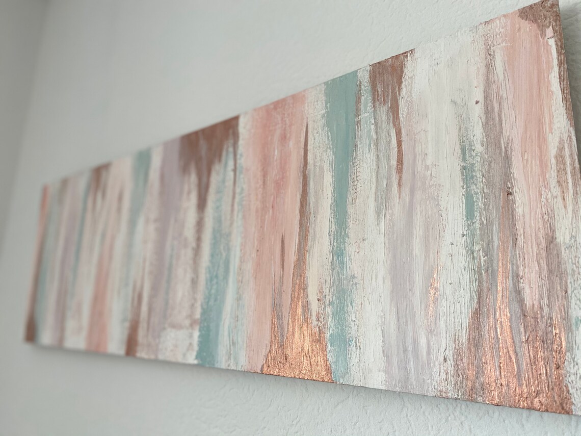 Pastel Shadows Abstract Acrylic Painting - Etsy