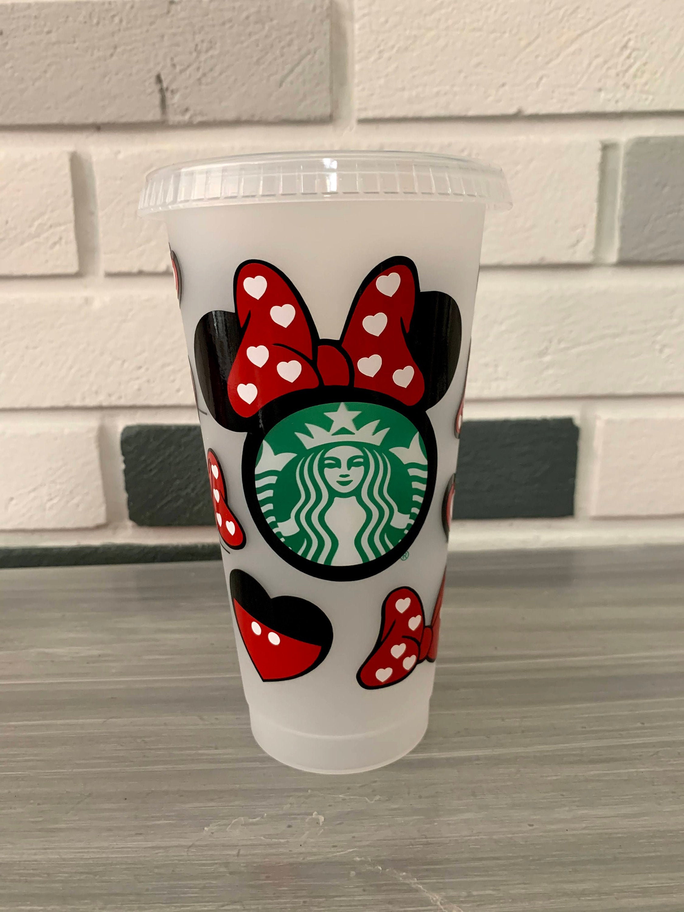 Minnie Mouse Starbucks Tumbler Cup - Etsy