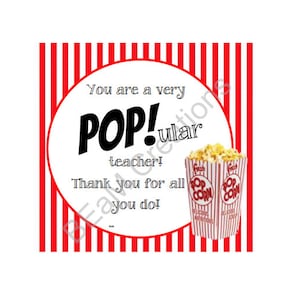 You Are a Very Popular Teacher. Thank You for All You Do! - Etsy