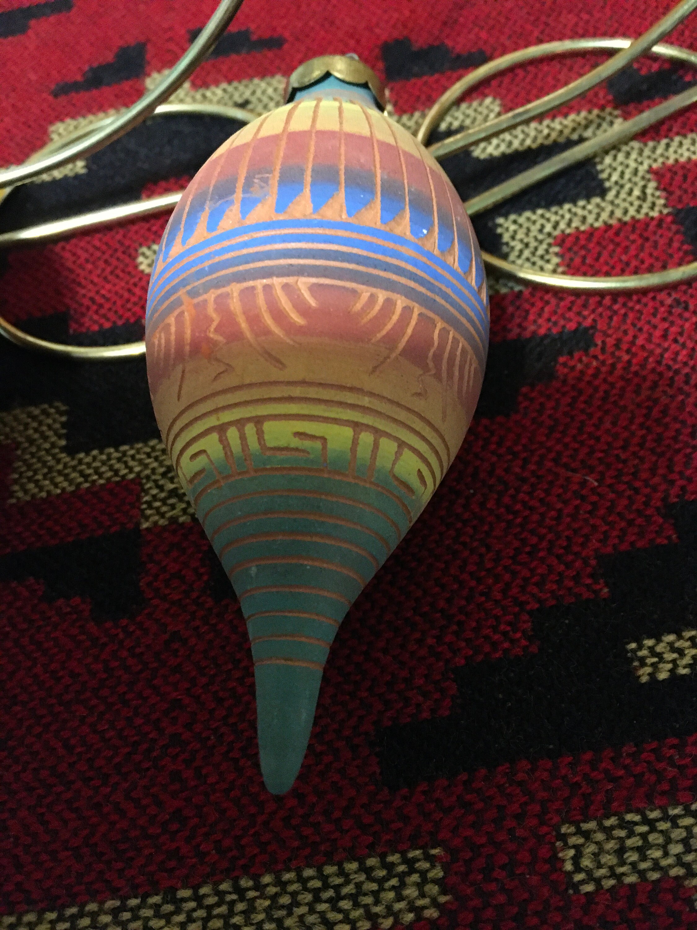 Native American Cone-shaped Clay Display Ornaments - Etsy