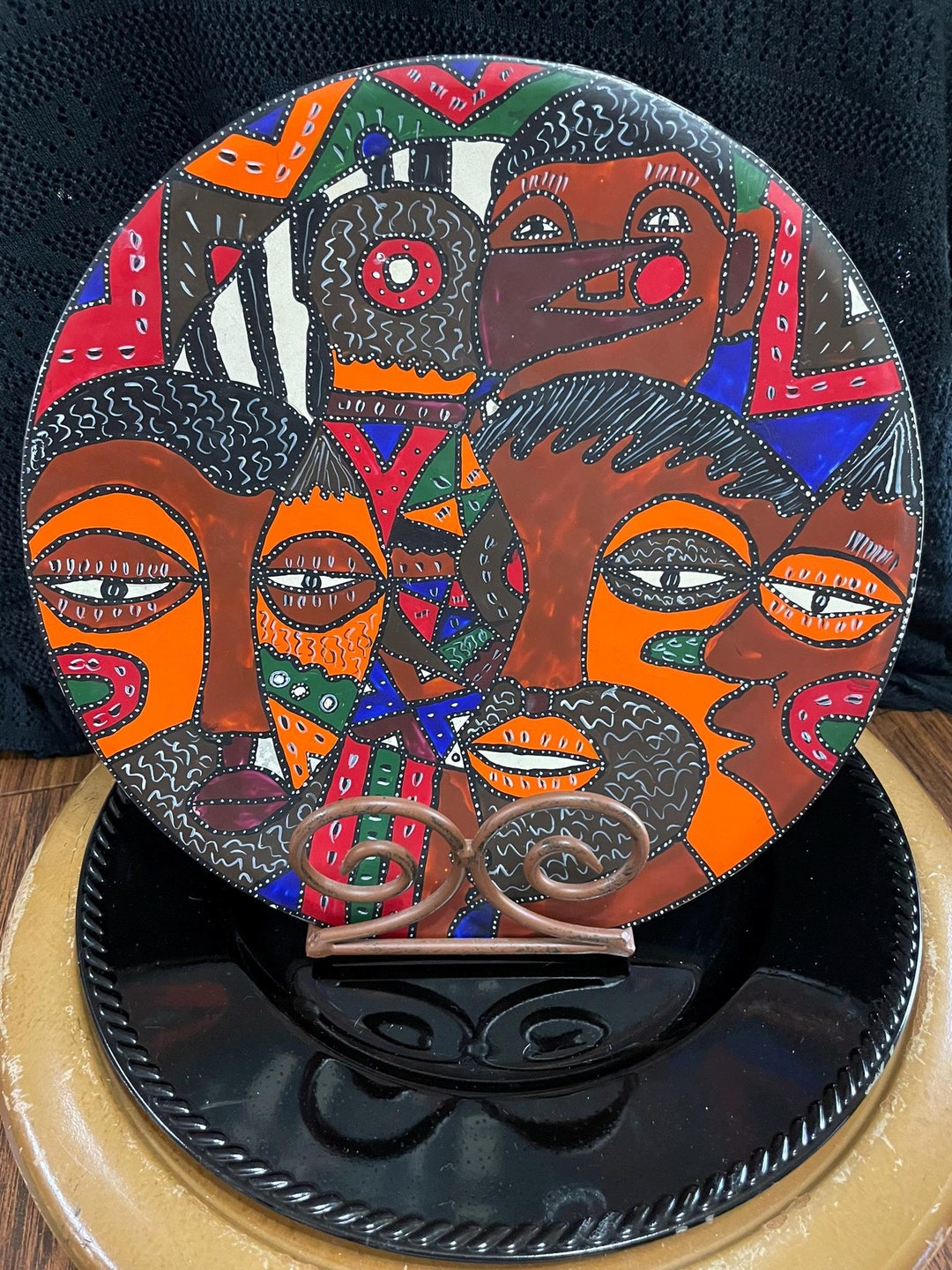 African Abstract Besmo Soapstone Plate (kenya) - Etsy