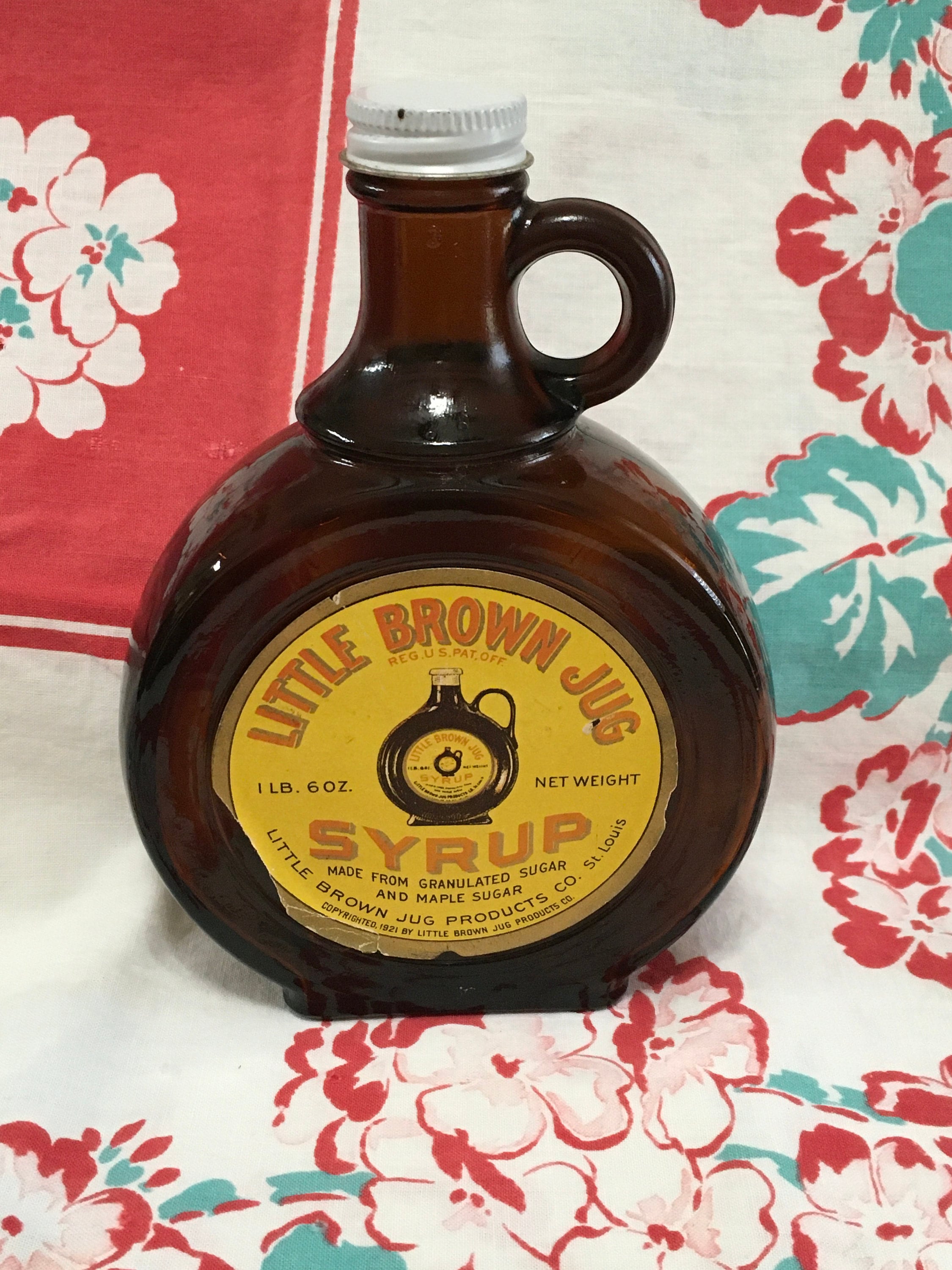 Little Brown Jug Syrup Bottle - Etsy UK