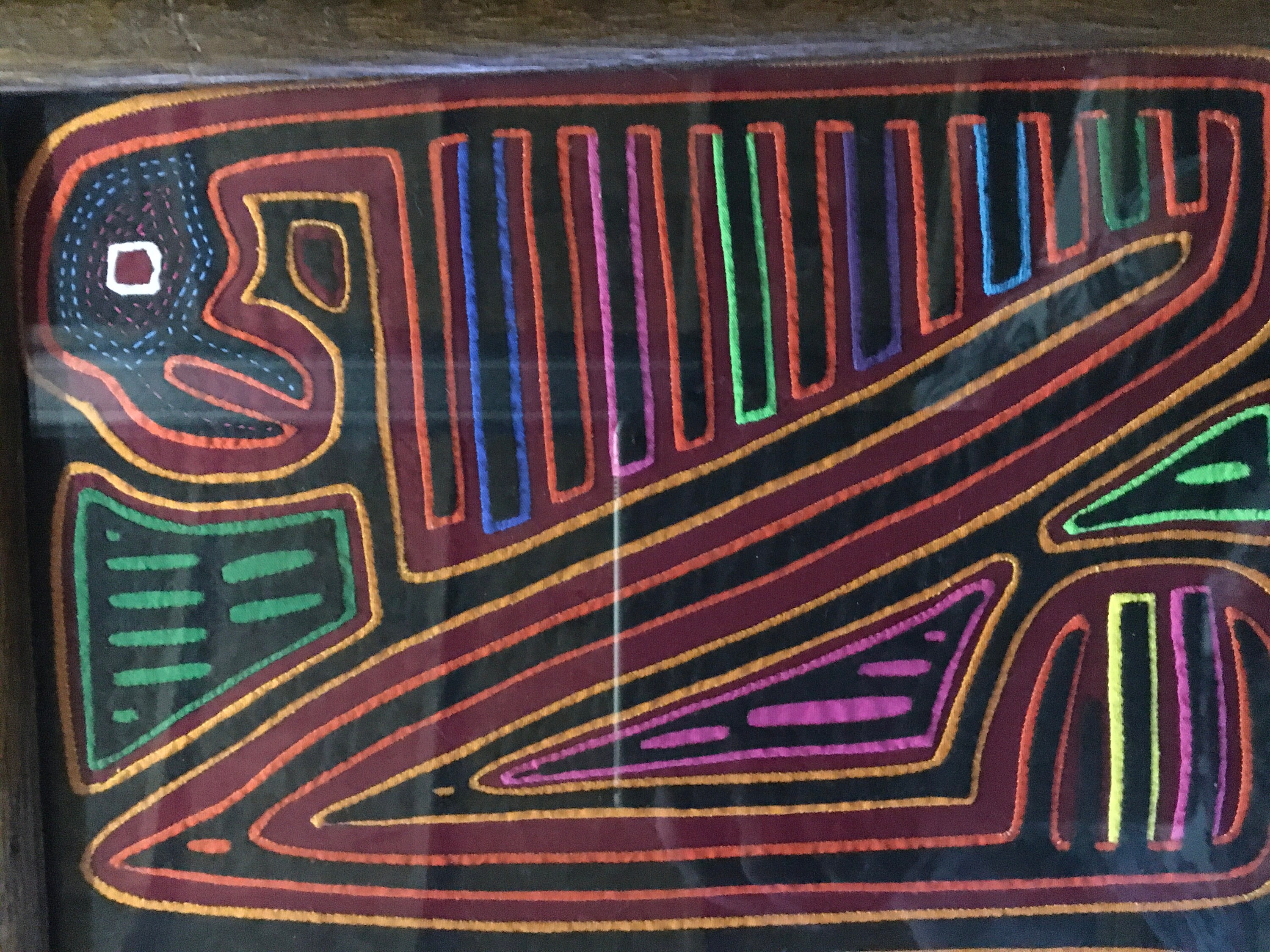 1940's Mola Bird Textile Artwork - Etsy