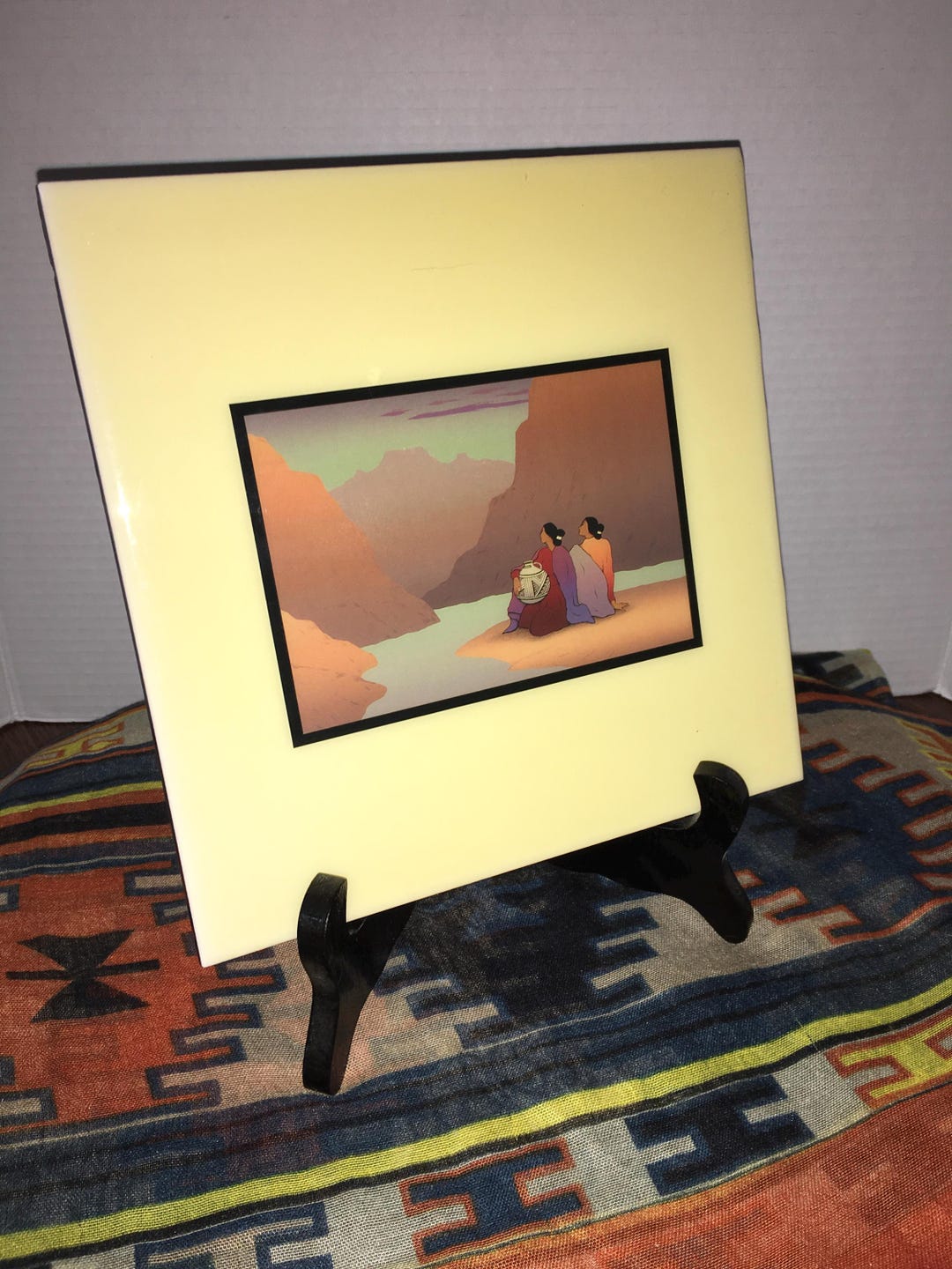 Women From Salt River, R C Gorman Art Tile - Etsy