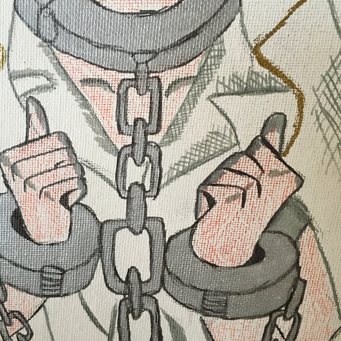 Slave of Sin 9x12 Artwork on Canvas Board - Etsy