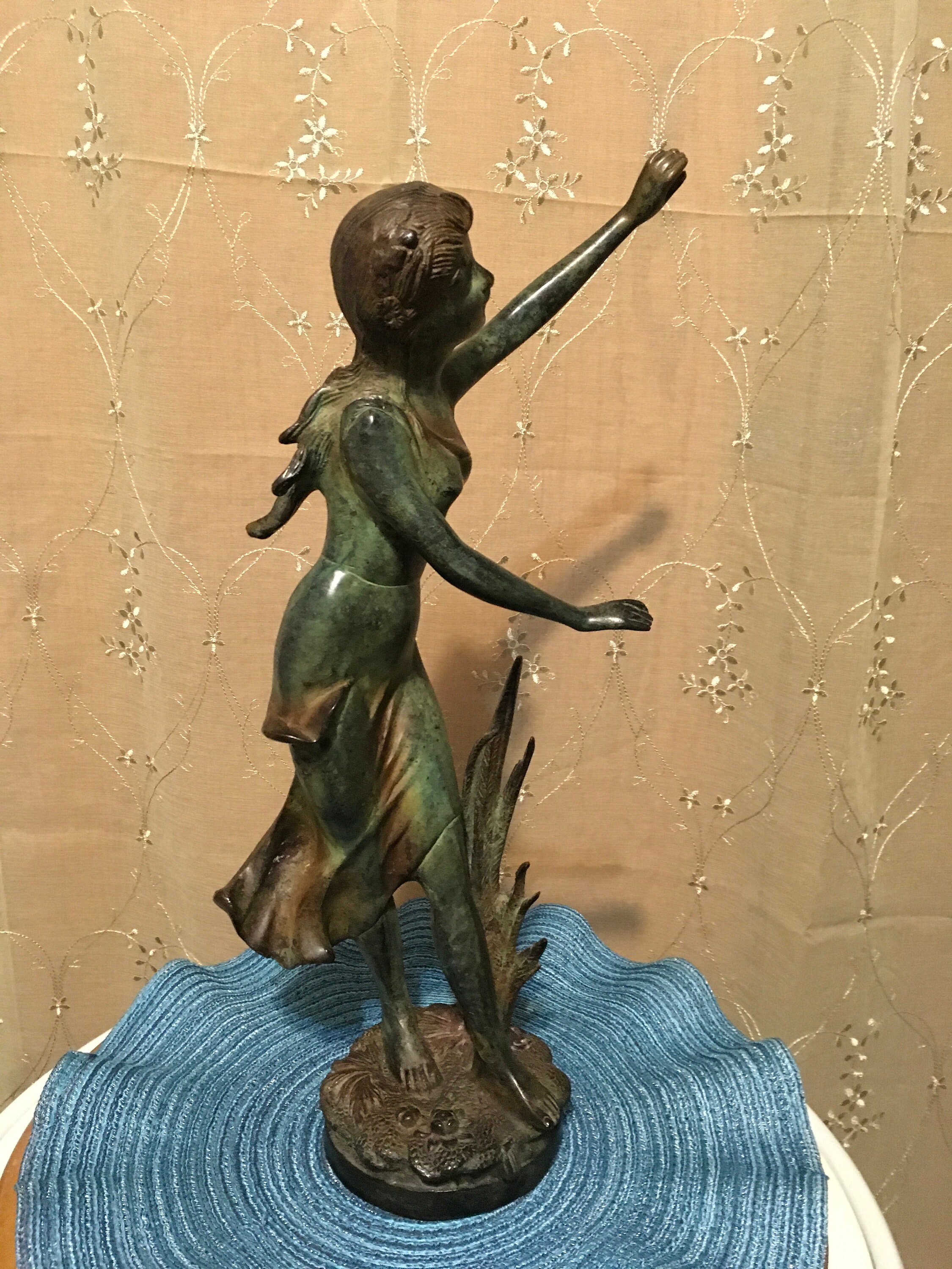 Bronze Sea Nymph (nereid) Sculpture - Etsy