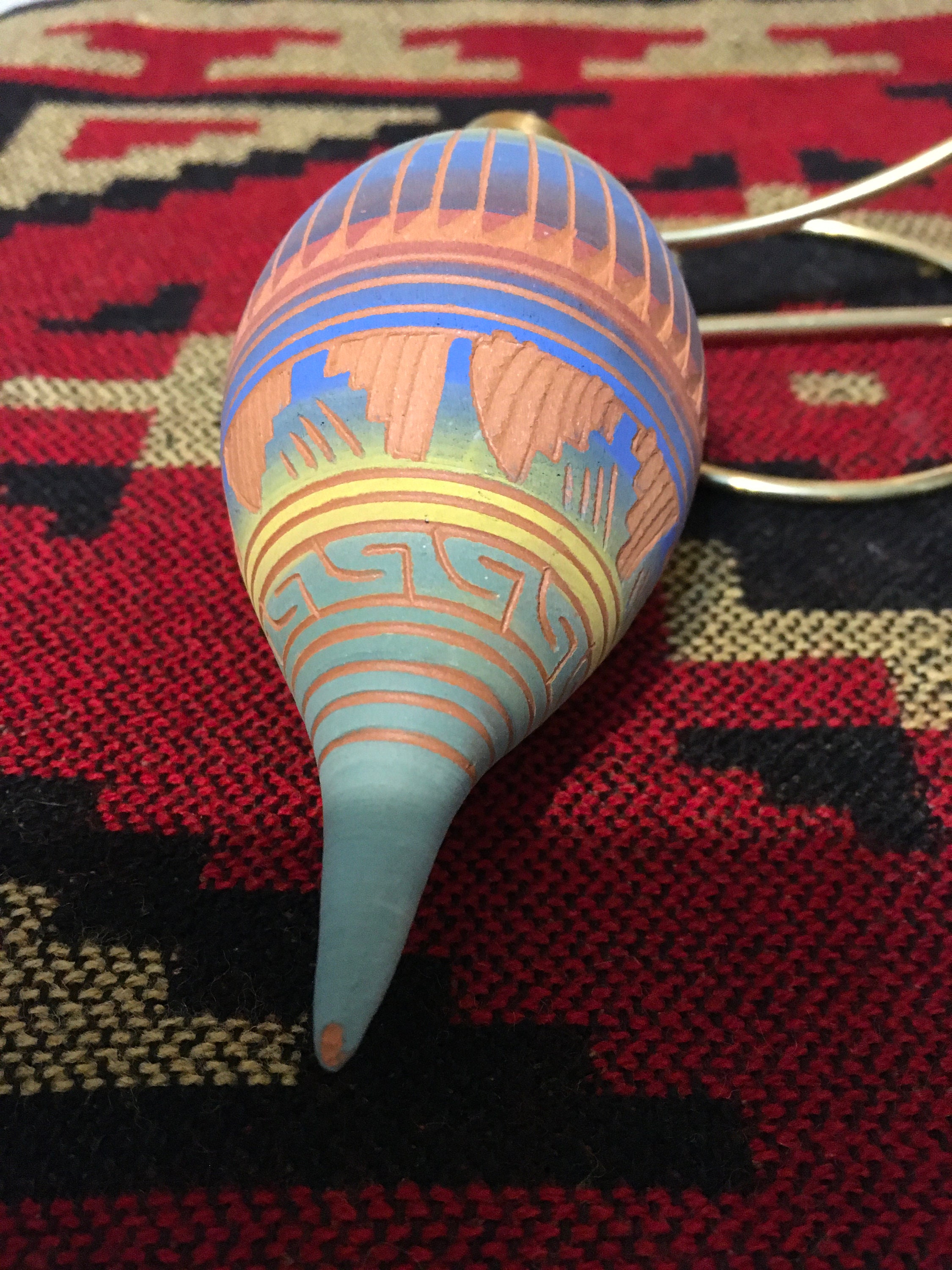 Native American Cone-shaped Clay Display Ornaments - Etsy