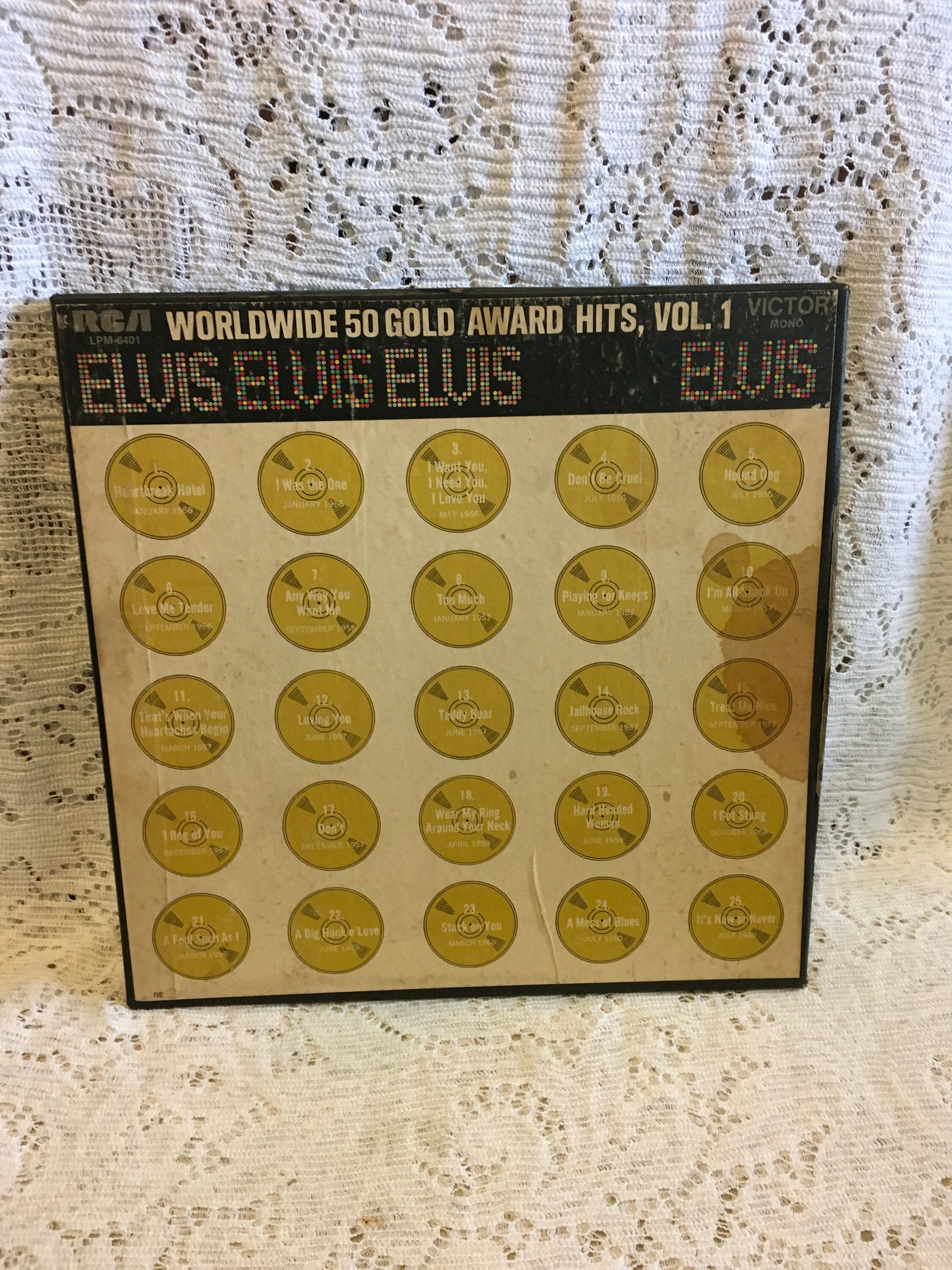 Elvis Presley 4 Record Album Boxed Set - Etsy