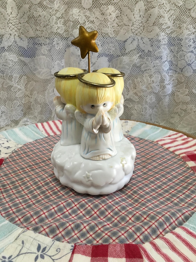 Three Praying Angels Music Box - Etsy