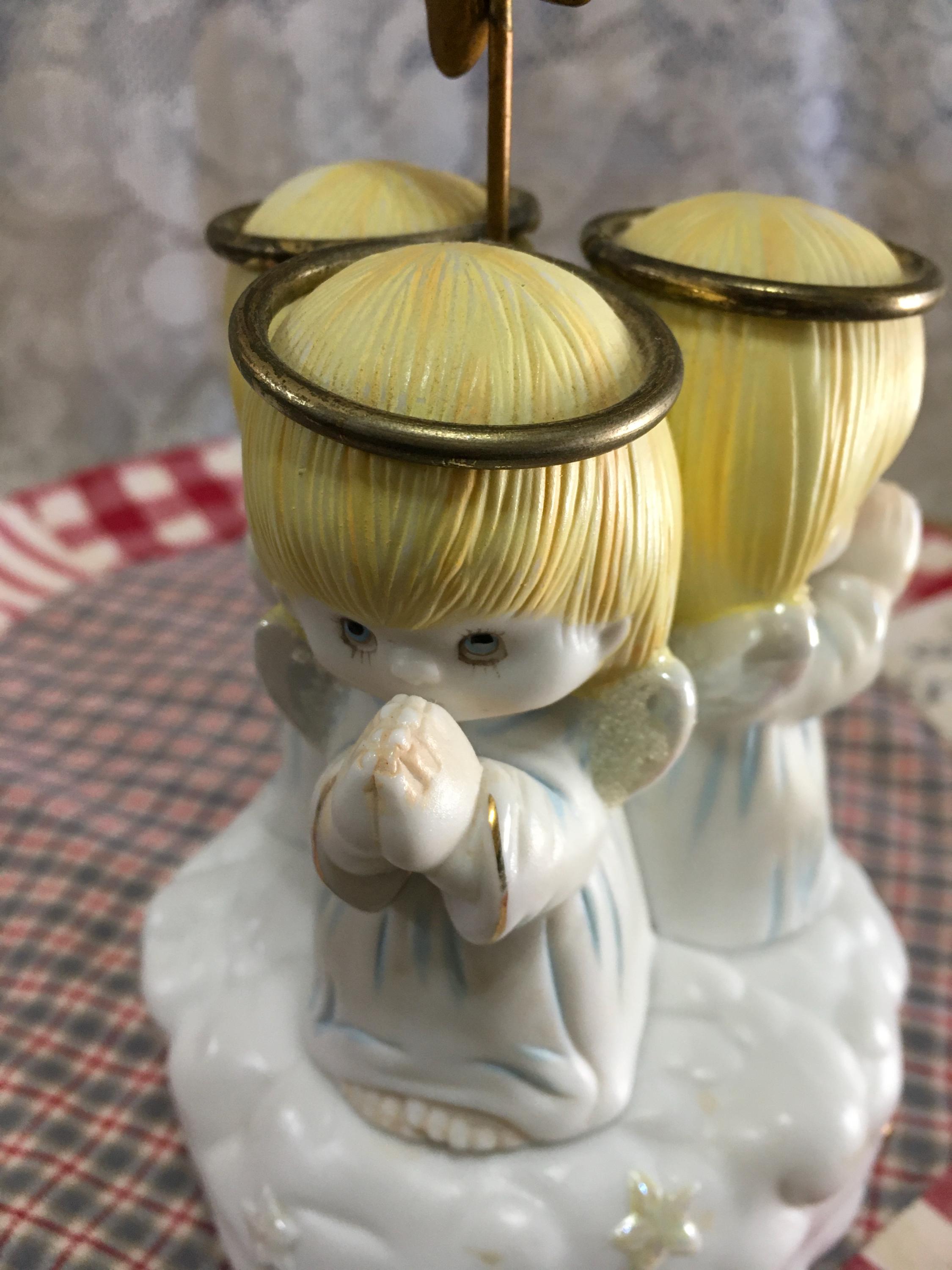 Three Praying Angels Music Box - Etsy