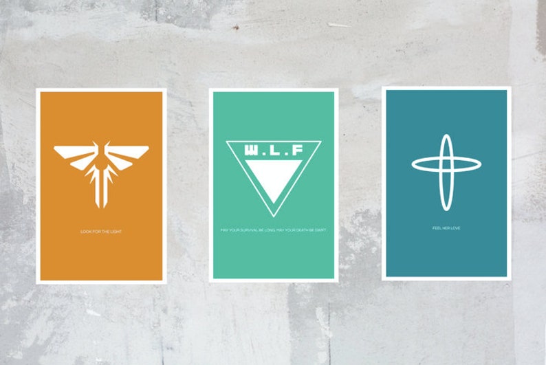 The Last of Us Minimalist Poster Print Fireflies WLF - Etsy