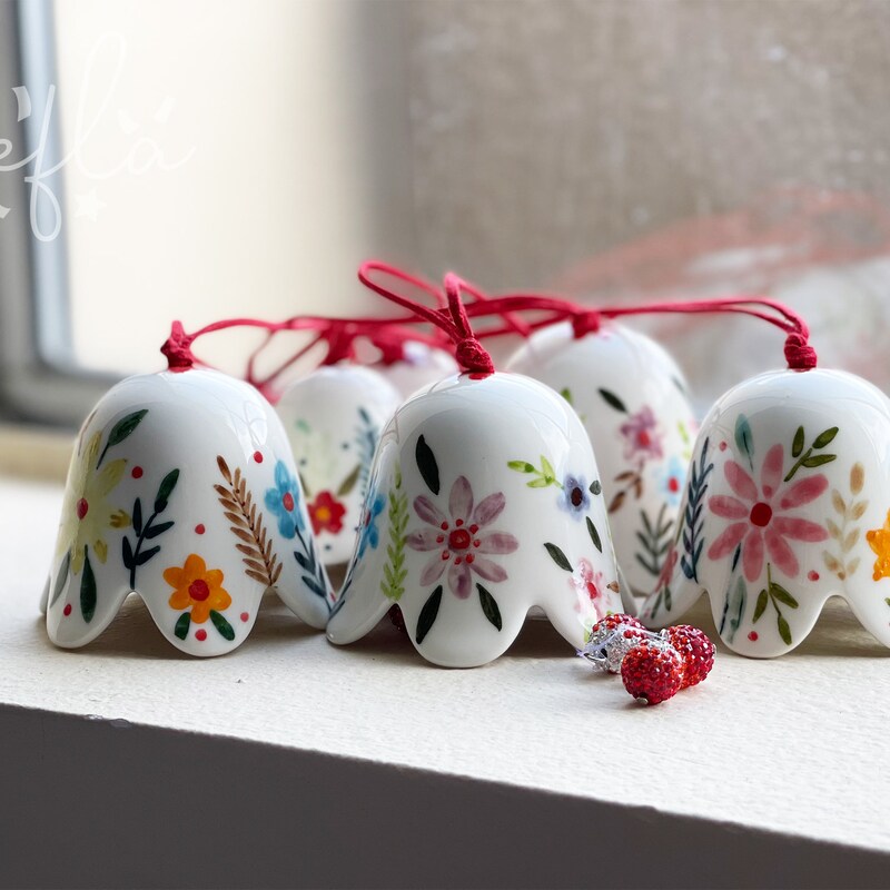 Porcelain Bell - Etsy