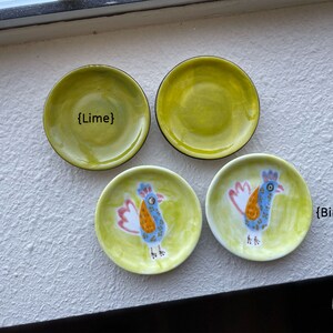 Colorful Mini Circle Plate, Jewelry Dish, Ring Dish, Multicolor - Etsy