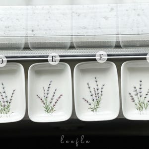 Lavender Rounded Rectangle Mini Plate, Jewelry Tray, Trinket Dish, Ring ...