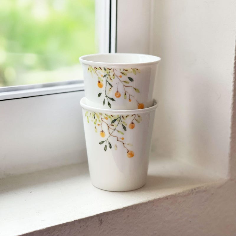 Handmade Small Fruit Mug - Etsy