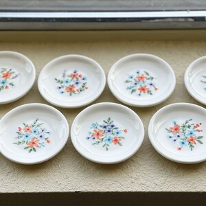 Multicolor Floral Mini Circle Plate - Etsy