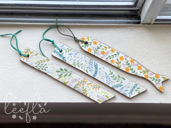 Inlay Ceramic Bookmark Gift for Book Lovers Paperweight - Etsy