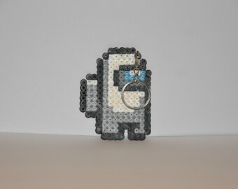 Among Us Crewmate Imposter Perler Bead Keychains & Magnets - Etsy